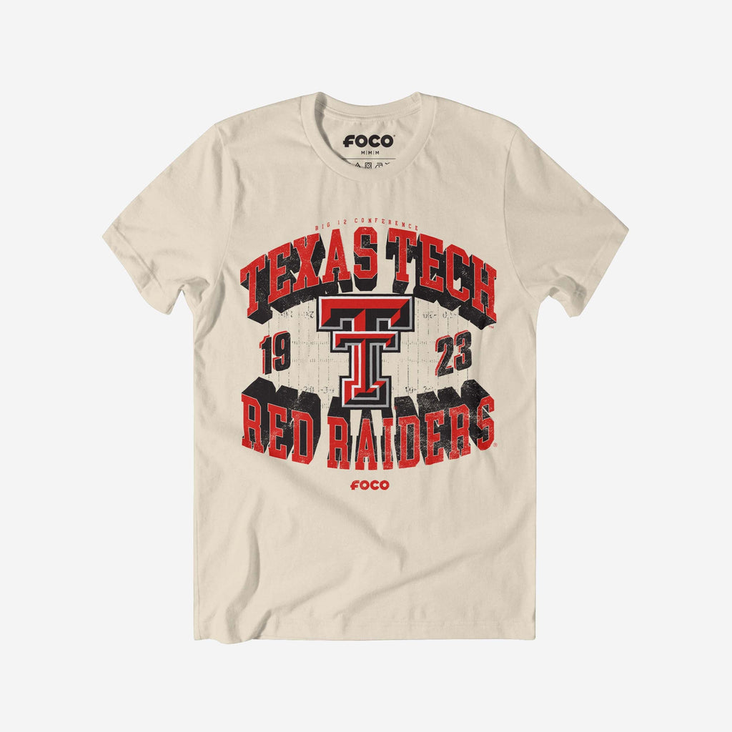 Texas Tech Red Raiders Field Arched Wordmark T-Shirt FOCO