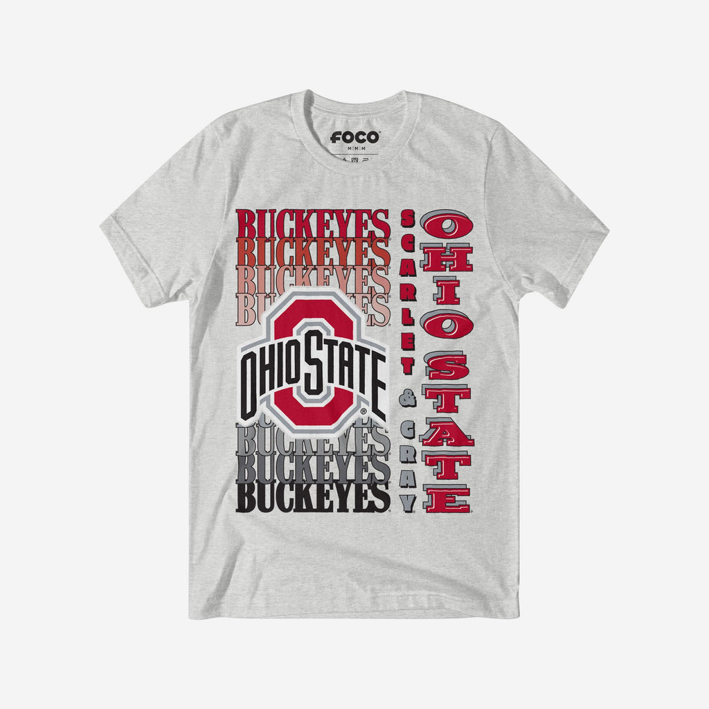Ohio State Buckeyes Gradient Wordmark T-Shirt FOCO