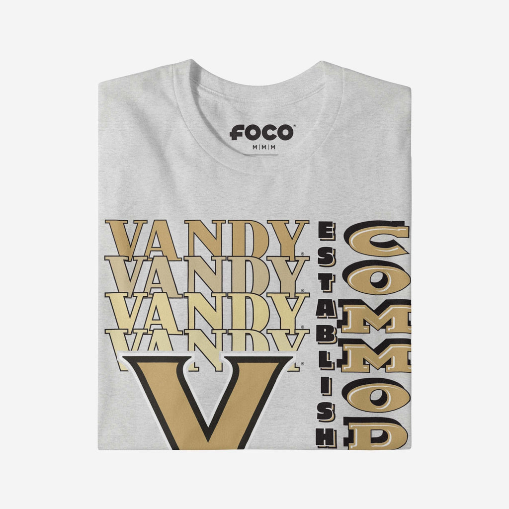 Vanderbilt Commodores Gradient Wordmark T-Shirt FOCO