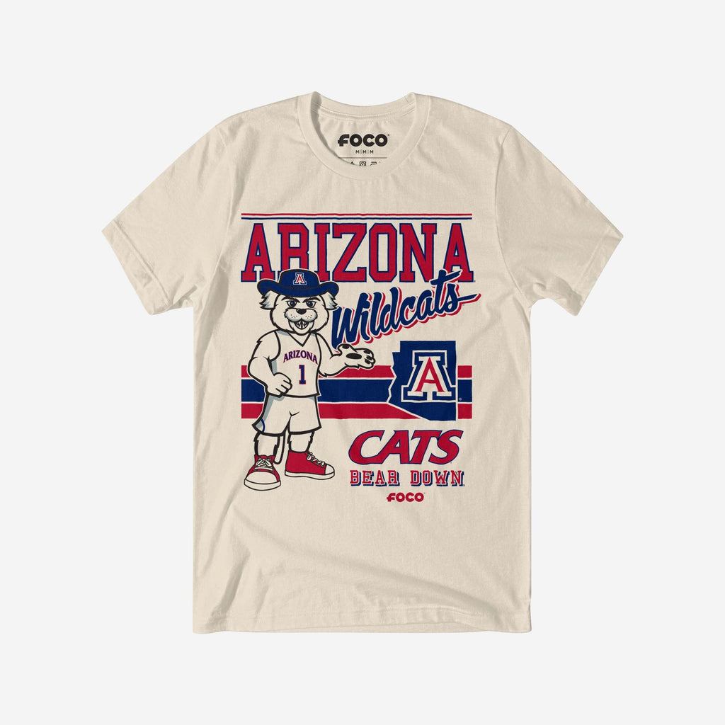 Wilbur Wildcat Arizona Wildcats Retro Logo Mascot T-Shirt FOCO