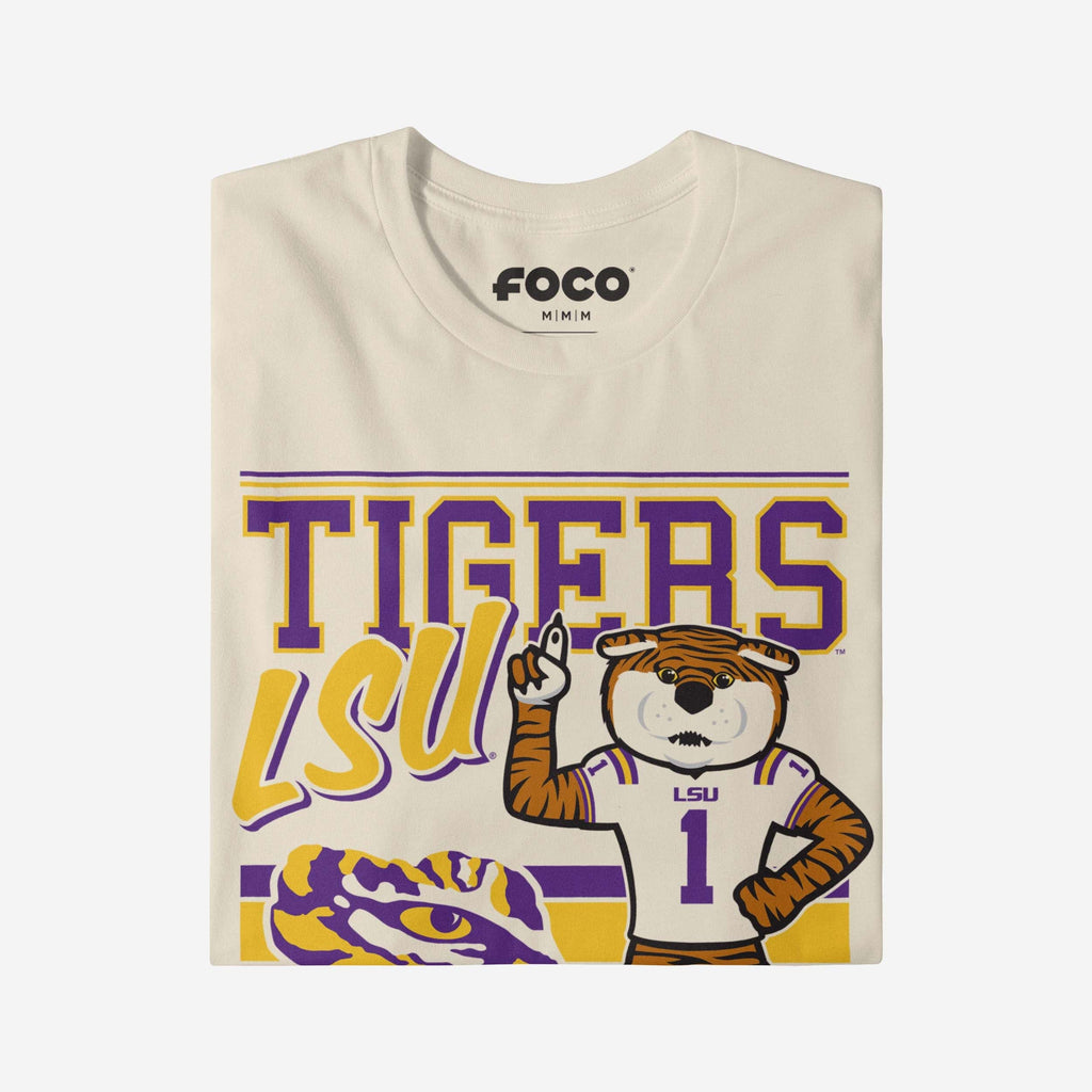 Mike the Tiger LSU Tigers Retro Logo Mascot T-Shirt FOCO