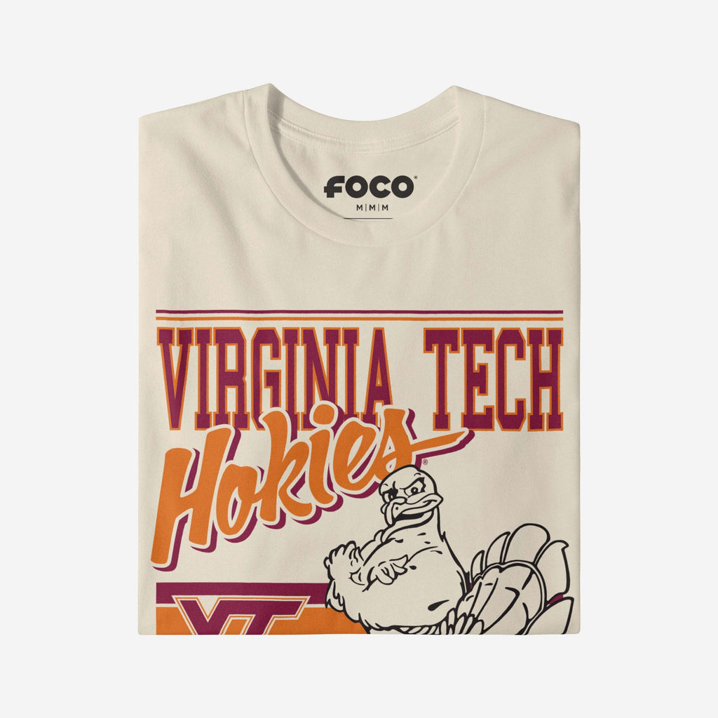 HokieBird Virginia Tech Hokies Retro Logo Mascot T-Shirt FOCO
