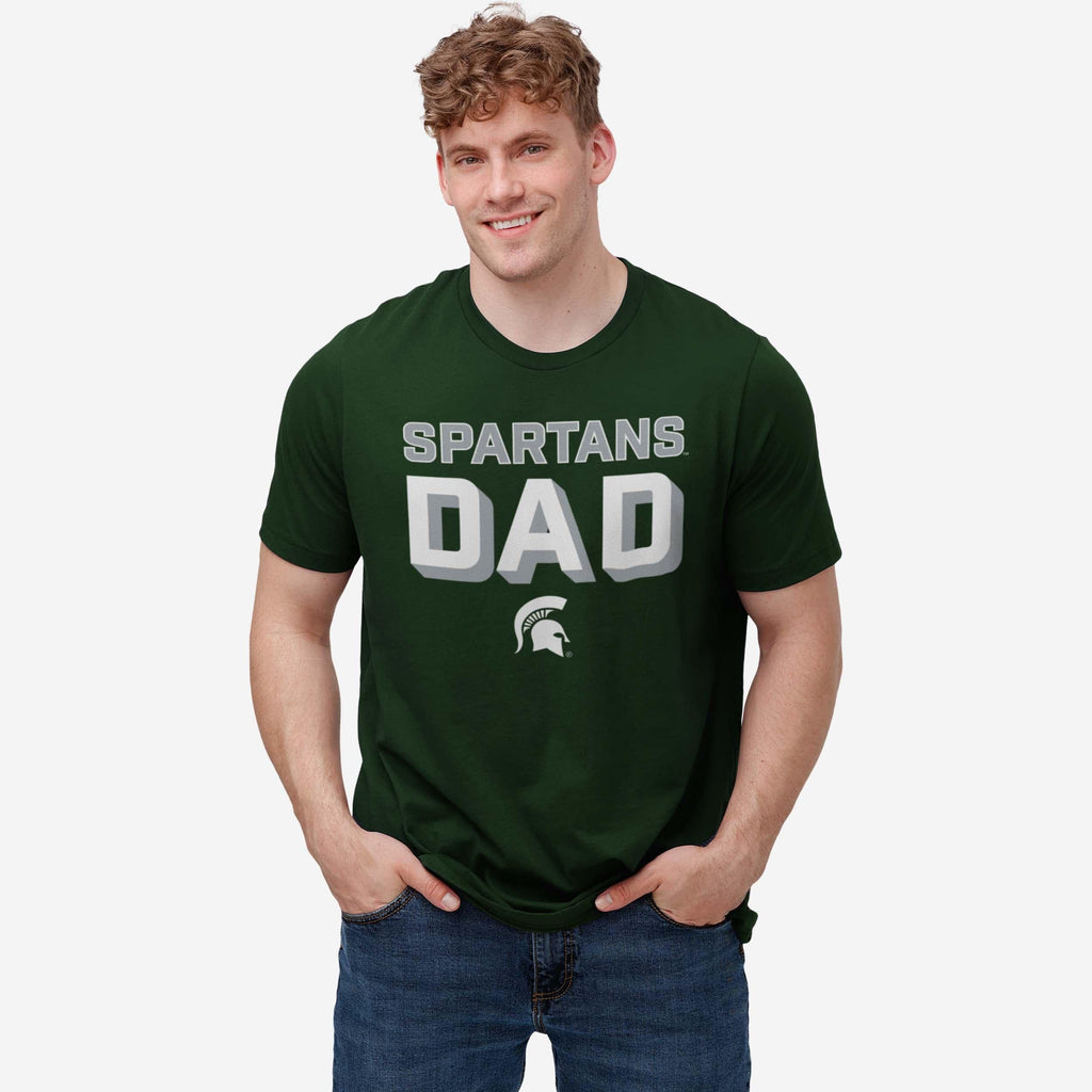 Michigan State Spartans Team Dad T-Shirt FOCO