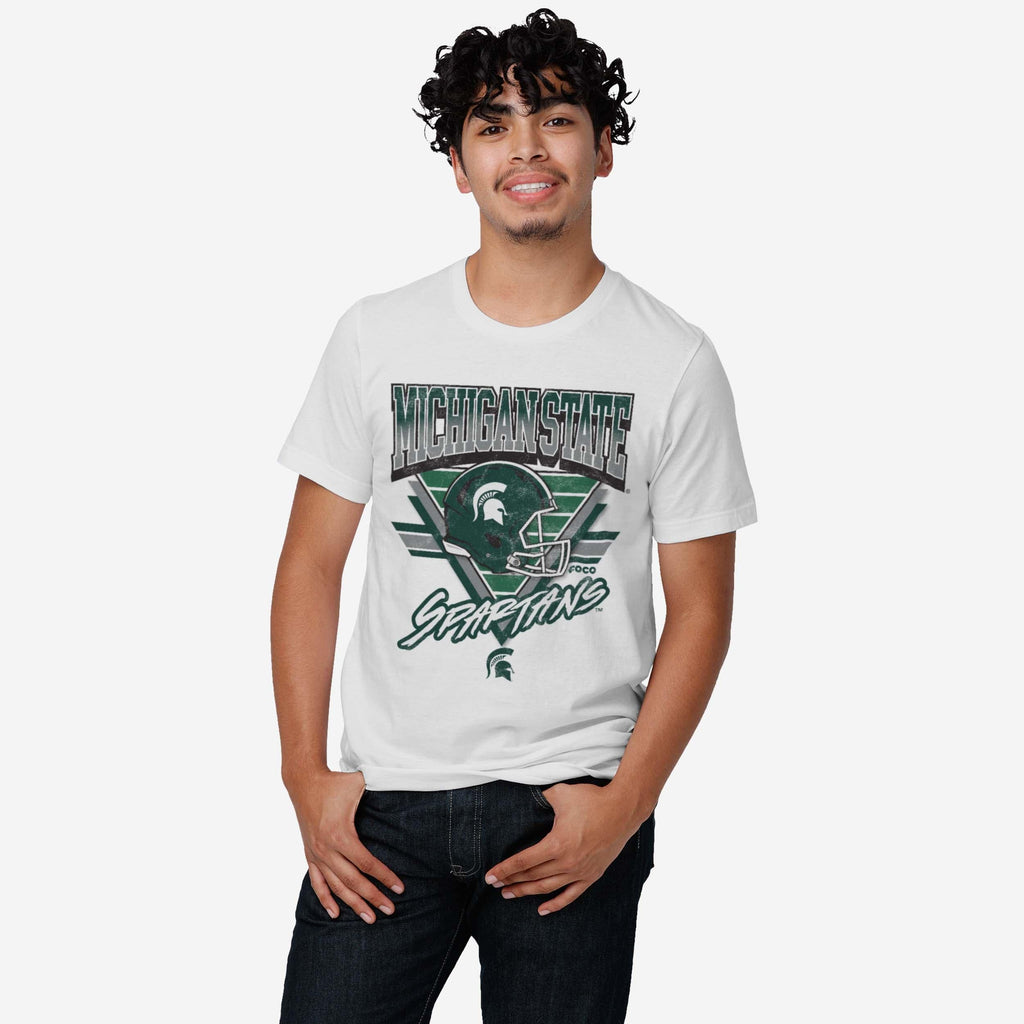Michigan State Spartans Triangle Vintage T-Shirt FOCO