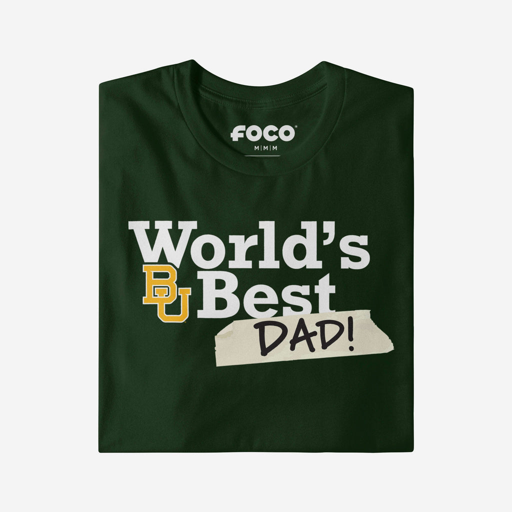 Baylor Bears World's Best Dad T-Shirt FOCO