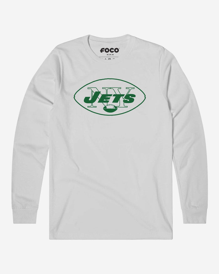New York Jets 1964 Retro Logo Long Sleeve T-Shirt FOCO