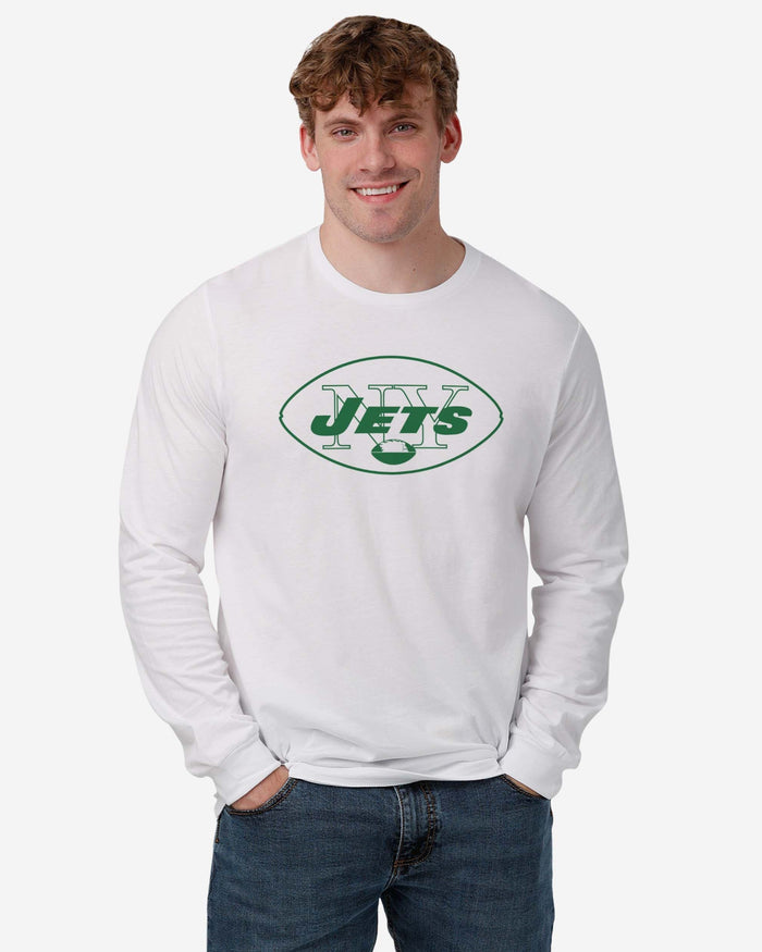 New York Jets 1964 Retro Logo Long Sleeve T-Shirt FOCO