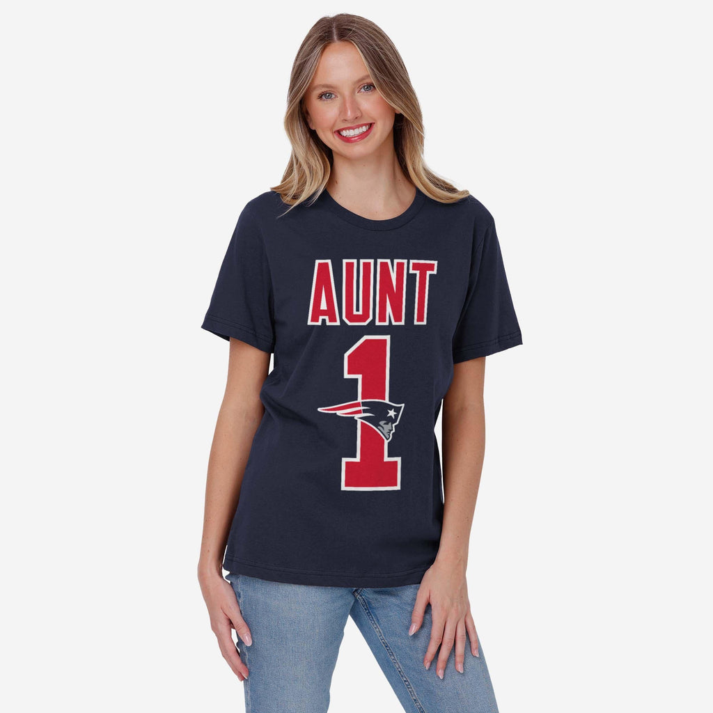 New England Patriots Number 1 Aunt T-Shirt FOCO