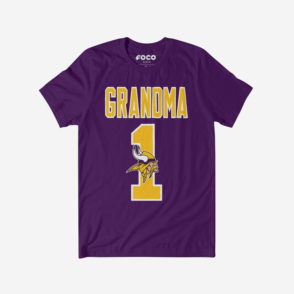 Minnesota Vikings Number 1 Grandma T-Shirt FOCO