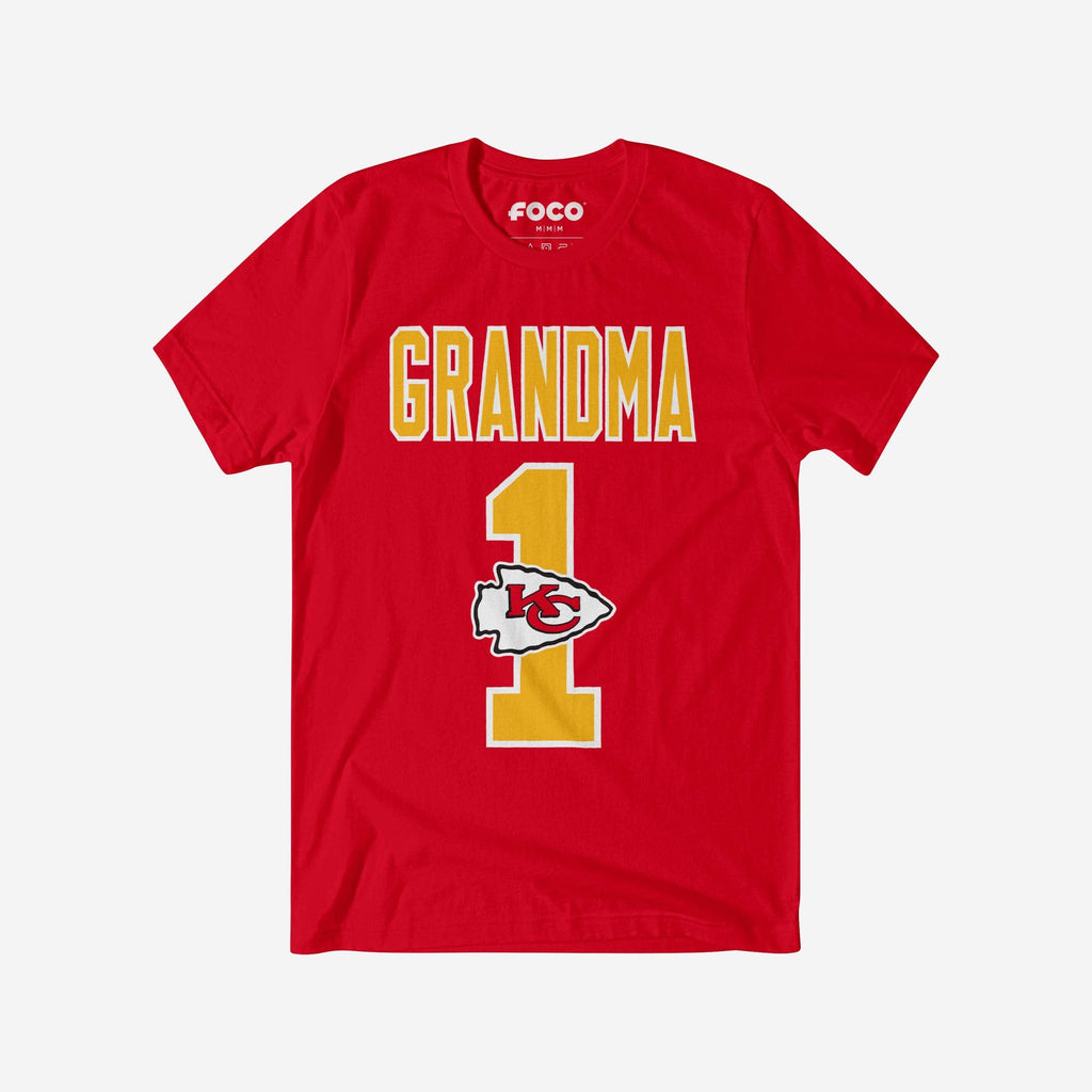 Kansas City Chiefs Number 1 Grandma T-Shirt FOCO