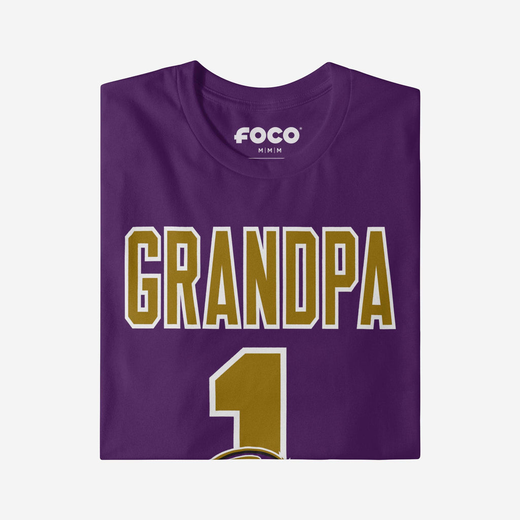 Baltimore Ravens Number 1 Grandpa T-Shirt FOCO