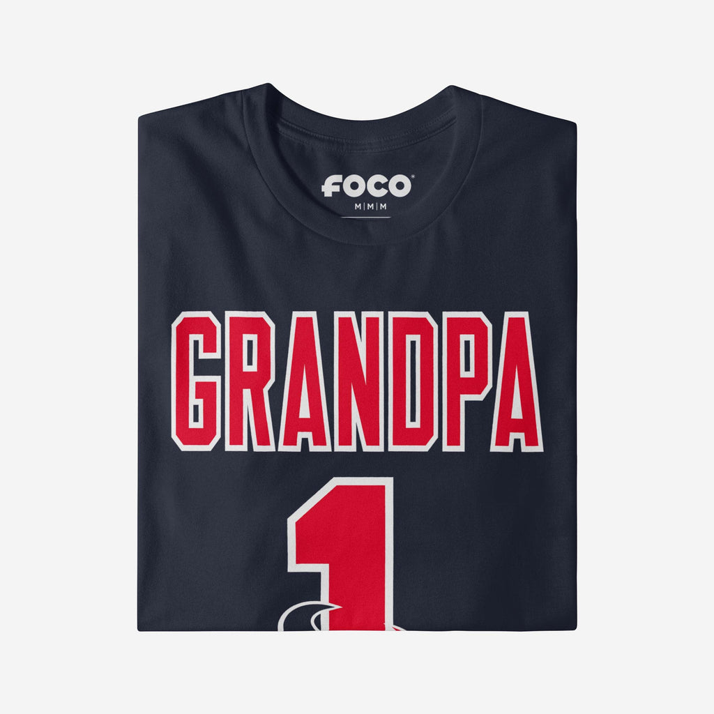 Houston Texans Number 1 Grandpa T-Shirt FOCO