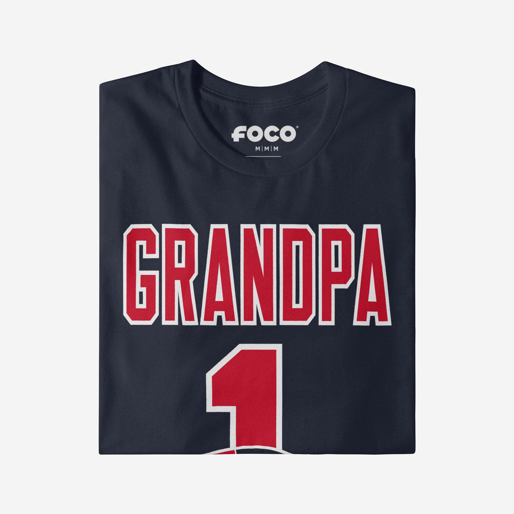 New England Patriots Number 1 Grandpa T-Shirt FOCO