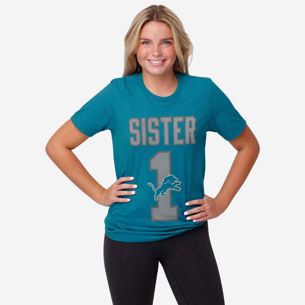 Detroit Lions Number 1 Sister T-Shirt FOCO