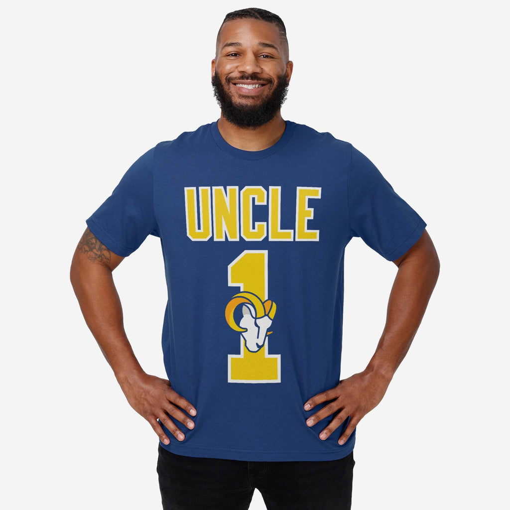 Los Angeles Rams Number 1 Uncle T-Shirt FOCO