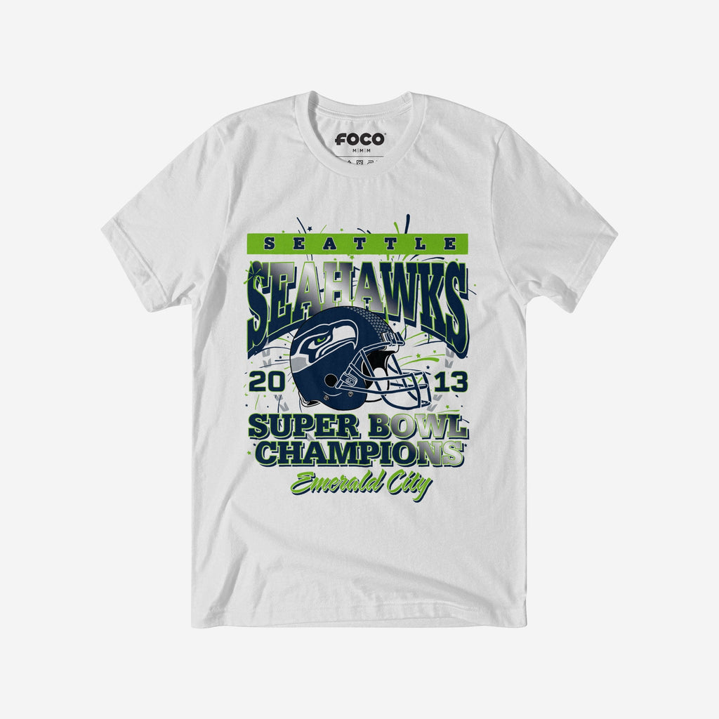 Seattle Seahawks Super Bowl Commemorative T-Shirt FOCO