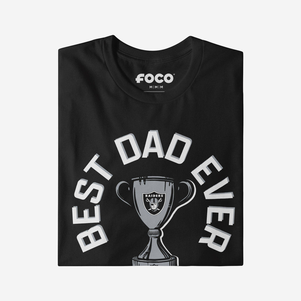 Las Vegas Raiders Best Dad Ever Trophy T-Shirt FOCO