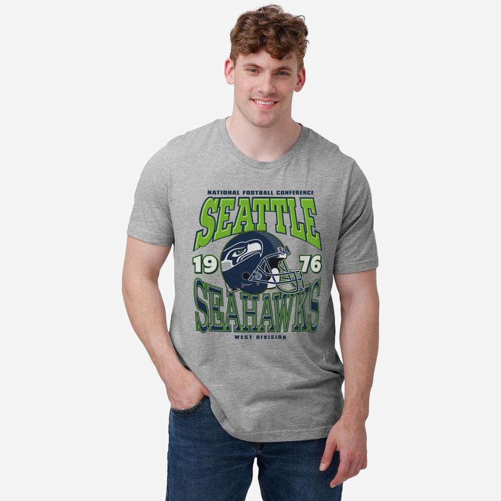Seattle Seahawks Classic Team Helmet T-Shirt FOCO