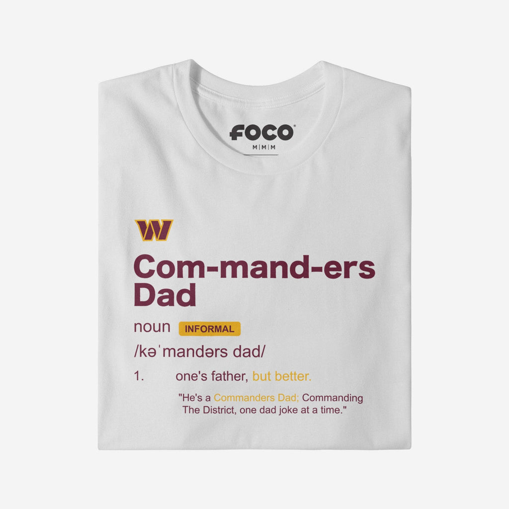 Washington Commanders Dad Definition T-Shirt FOCO