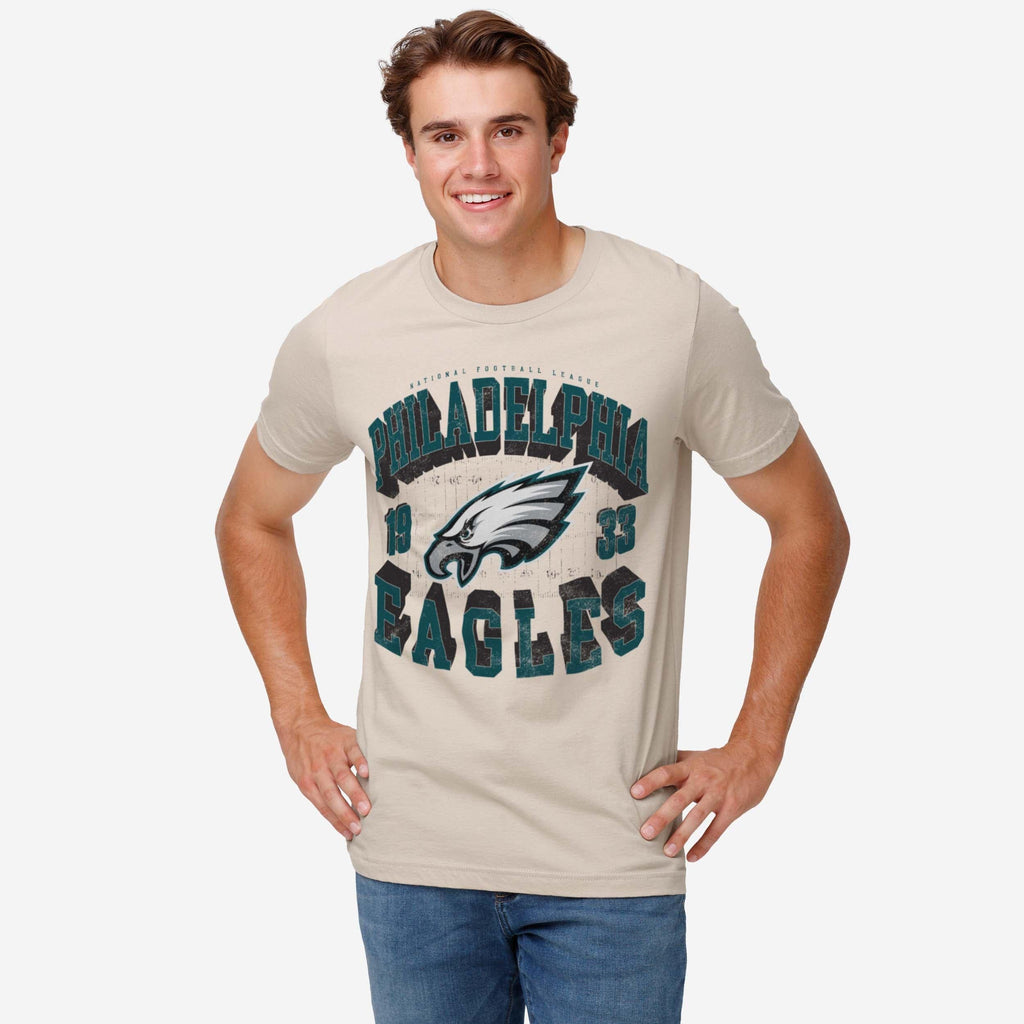 Philadelphia Eagles Field Arched Wordmark T-Shirt FOCO