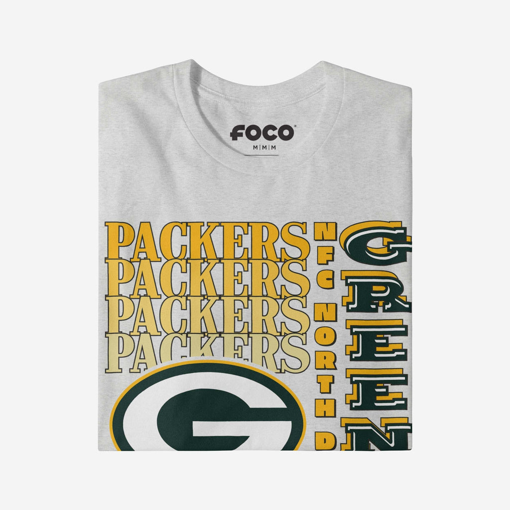 Green Bay Packers Gradient Wordmark T-Shirt FOCO