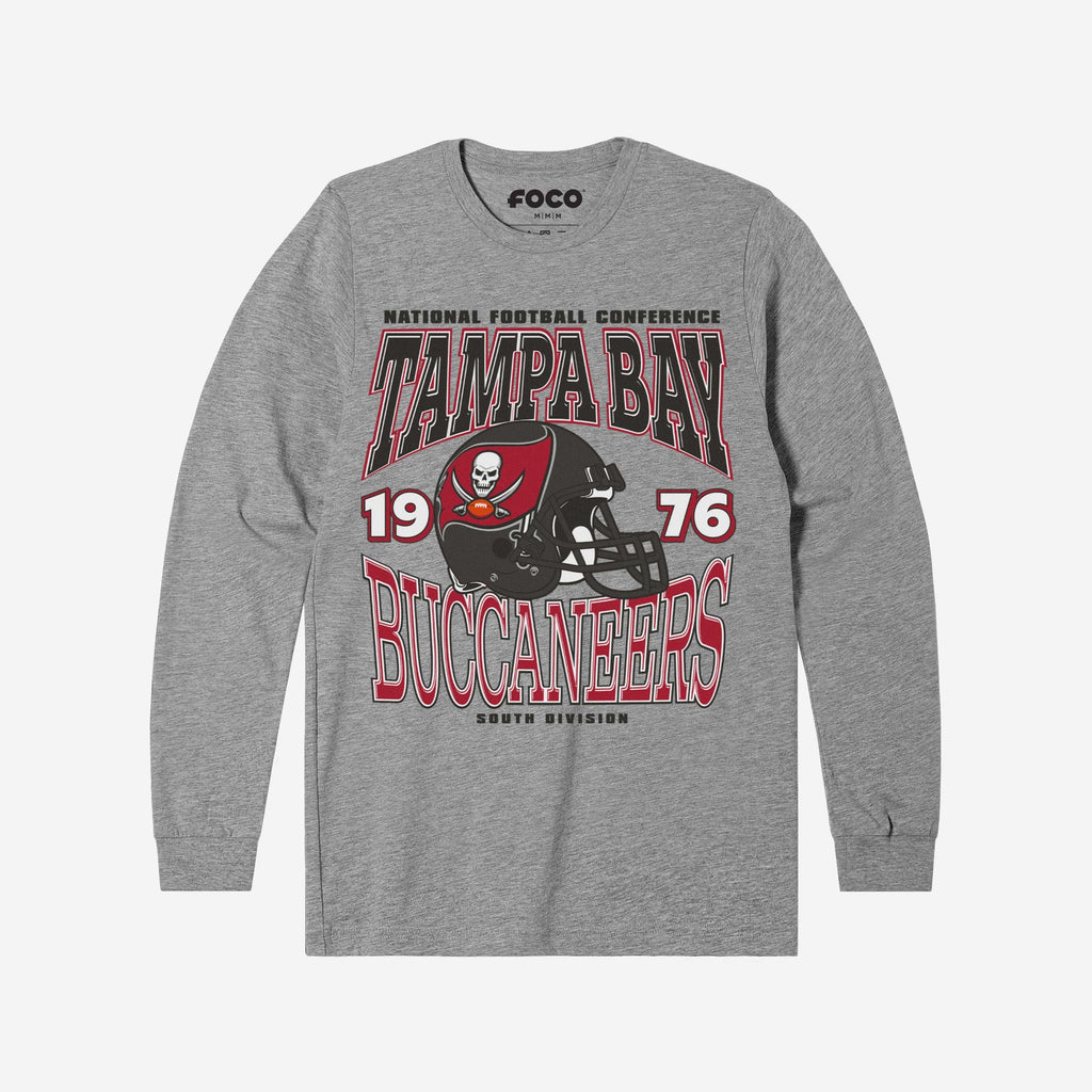 Tampa Bay Buccaneers Classic Team Helmet Long Sleeve T-Shirt FOCO