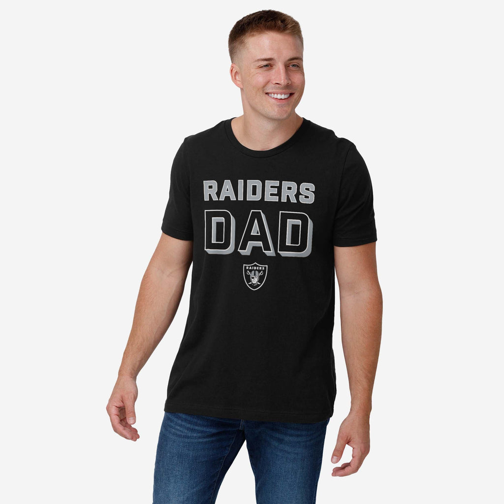 Las Vegas Raiders Team Dad T-Shirt FOCO