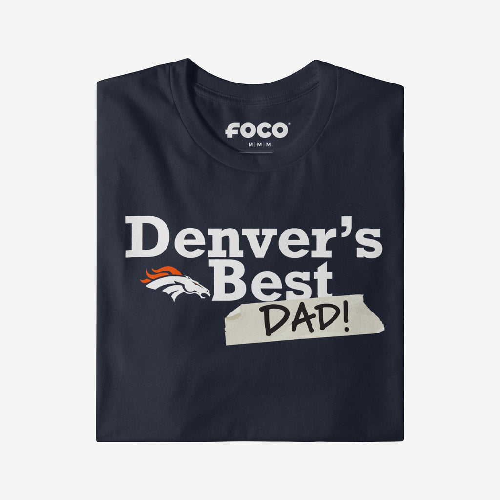 Denver Broncos World's Best Dad T-Shirt FOCO