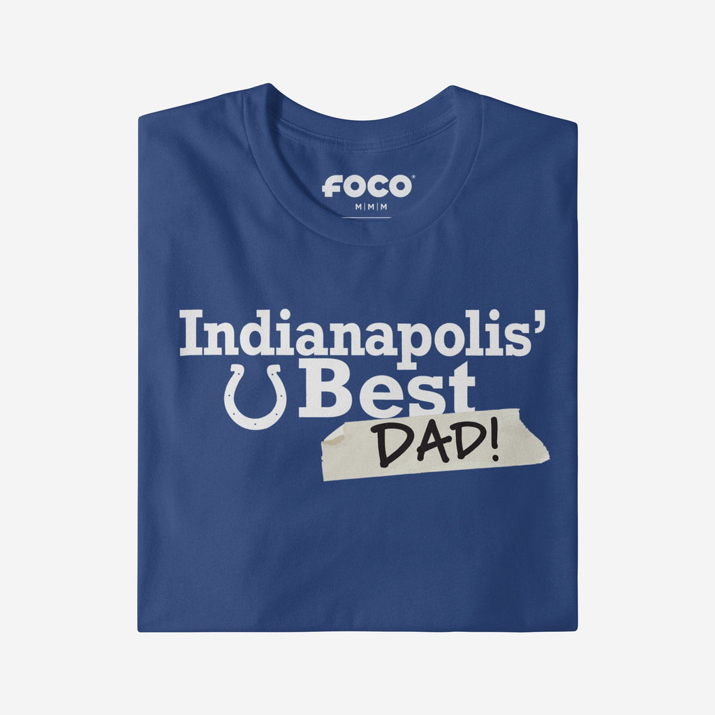 Indianapolis Colts World's Best Dad T-Shirt FOCO