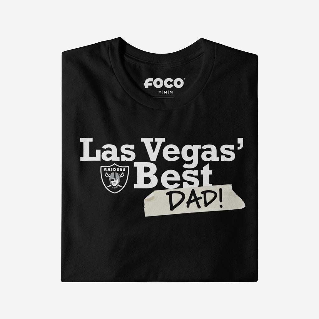Las Vegas Raiders World's Best Dad T-Shirt FOCO