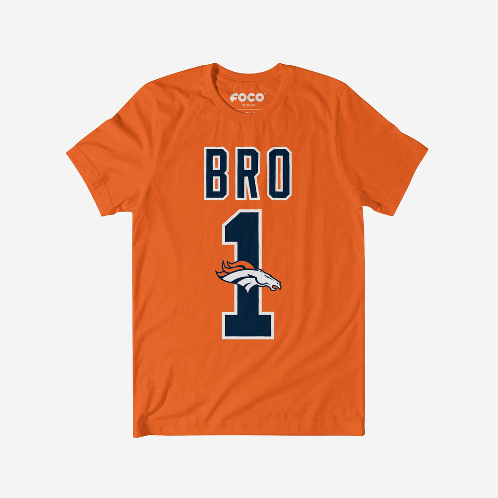 Denver Broncos Number 1 Bro T-Shirt FOCO