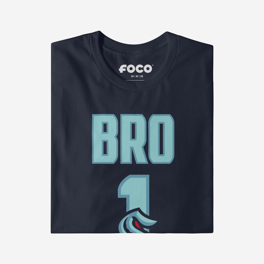 Seattle Kraken Number 1 Bro T-Shirt FOCO