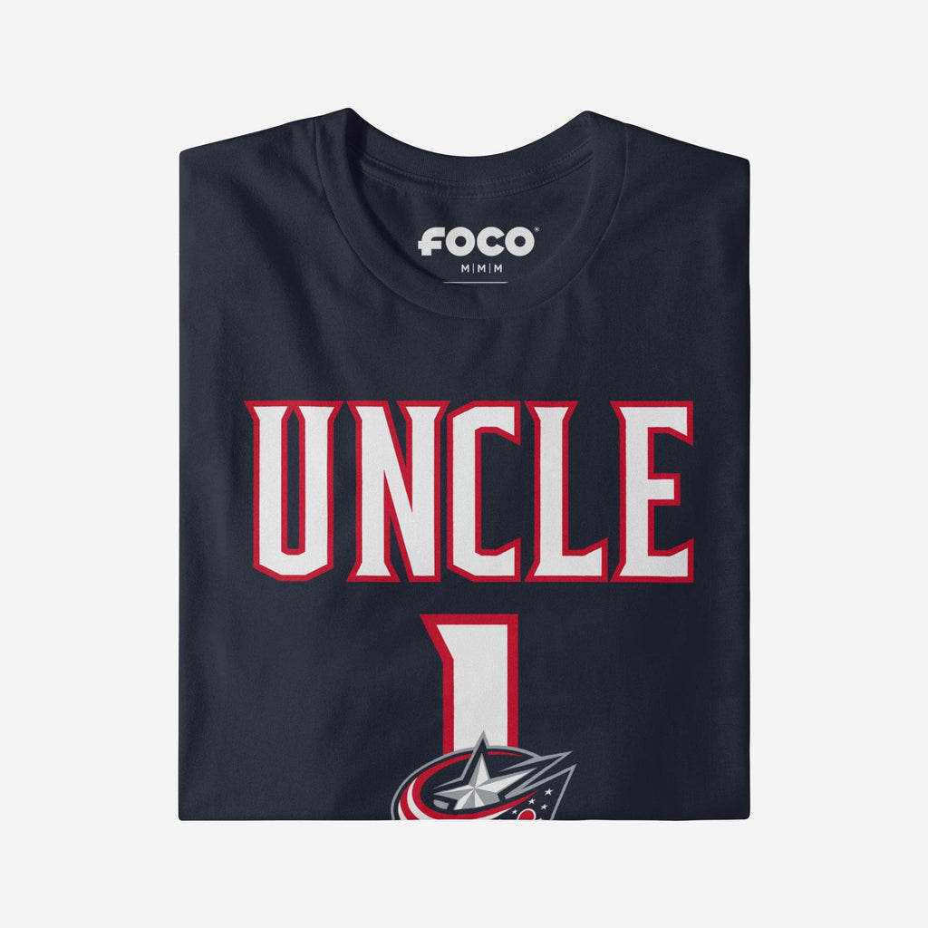 Columbus Blue Jackets Number 1 Uncle T-Shirt FOCO