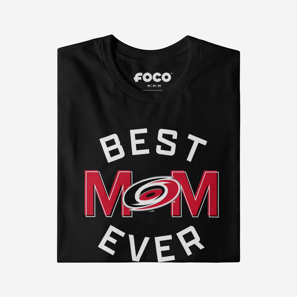 Carolina Hurricanes Best Mom Ever Arched T-Shirt FOCO
