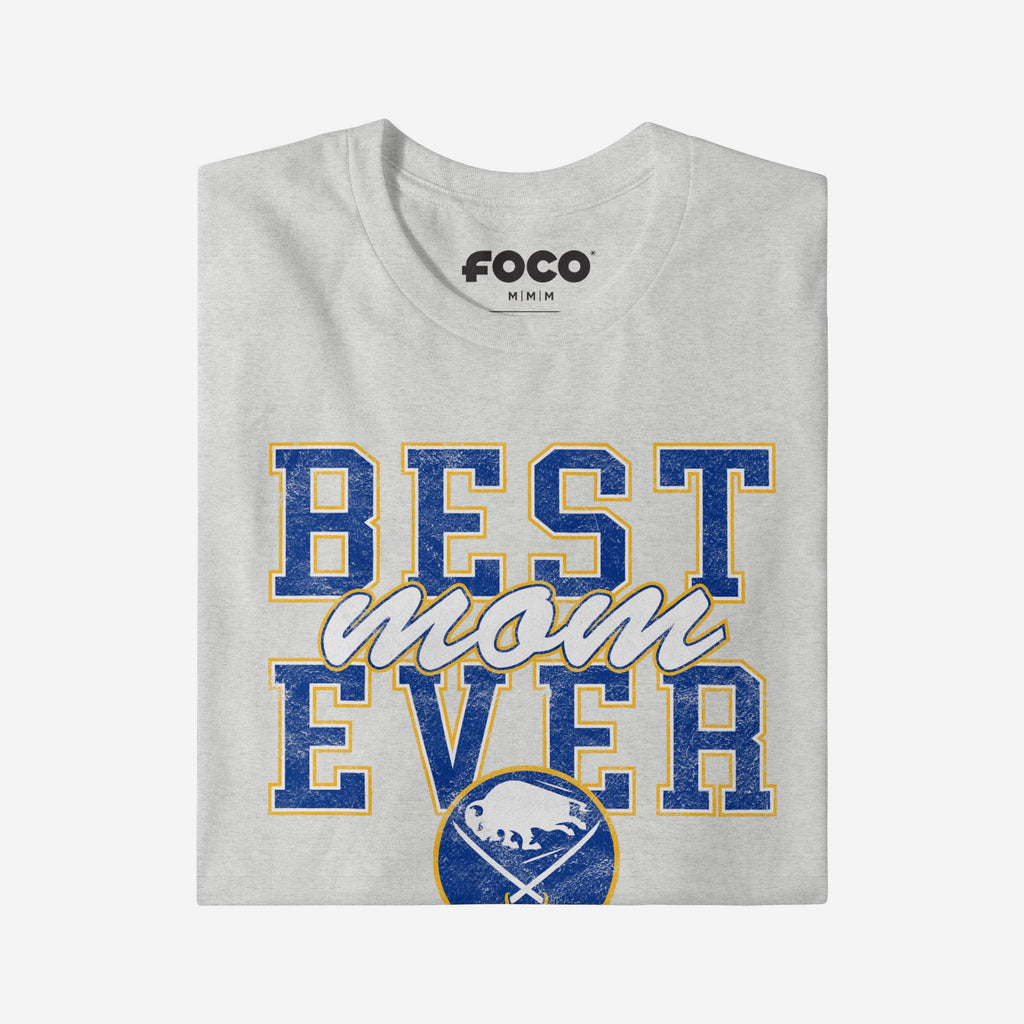 Buffalo Sabres Best Mom Ever Stacked T-Shirt FOCO