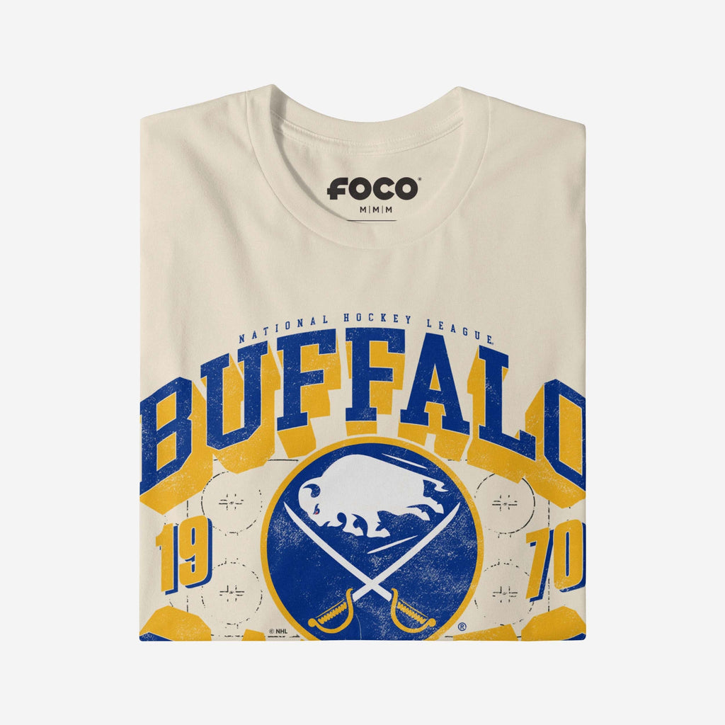 Buffalo Sabres Rink Arched Wordmark T-Shirt FOCO