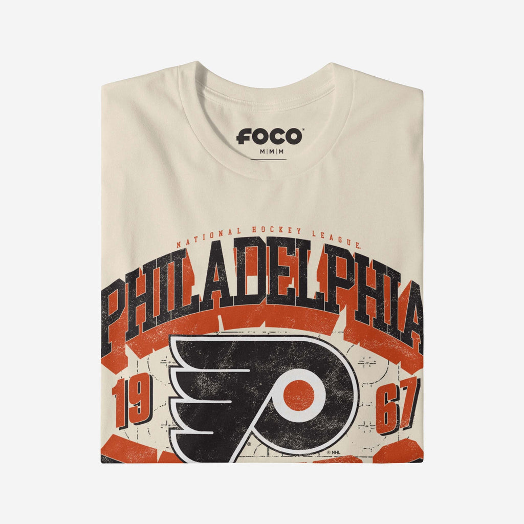 Philadelphia Flyers Rink Arched Wordmark T-Shirt FOCO