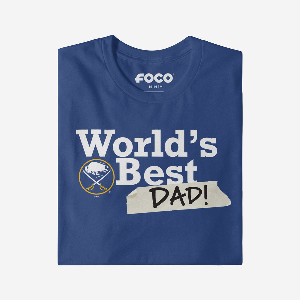 Buffalo Sabres World's Best Dad T-Shirt FOCO