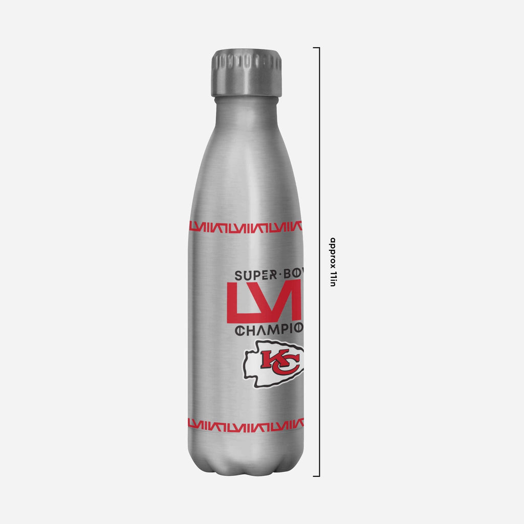 Kansas City Chiefs Super Bowl LVIII Champions Silver Diamond 17 oz Sta FOCO