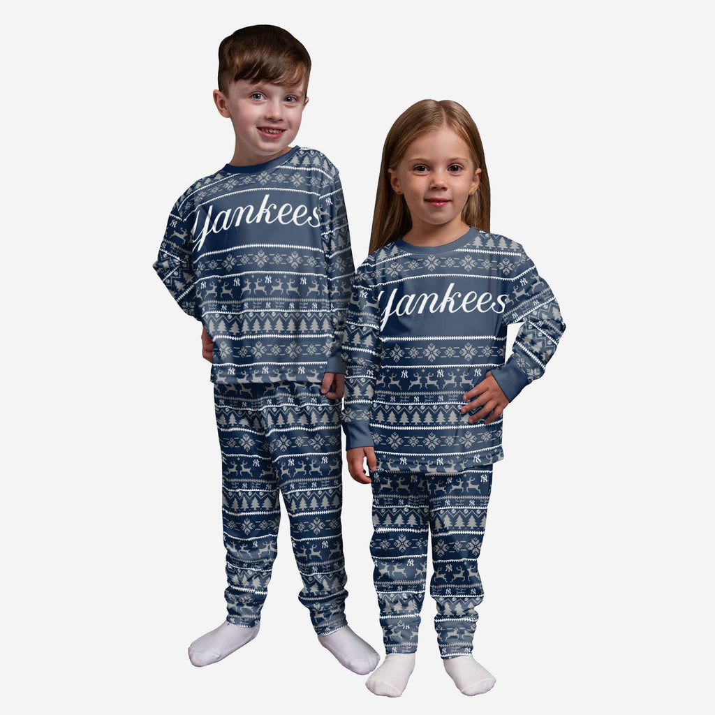 New York Yankees Toddler Family Holiday Pajamas FOCO