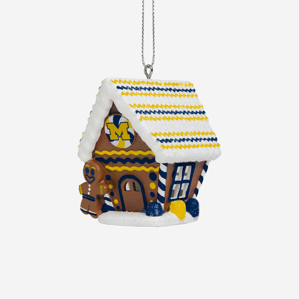 Michigan Wolverines Gingerbread House Ornament FOCO