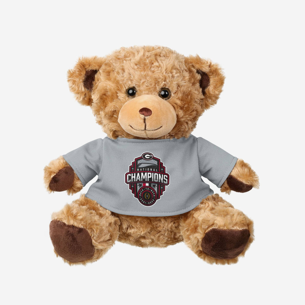 Georgia Bulldogs 2022 Football National Champions Seated Shirt Bear FOCO