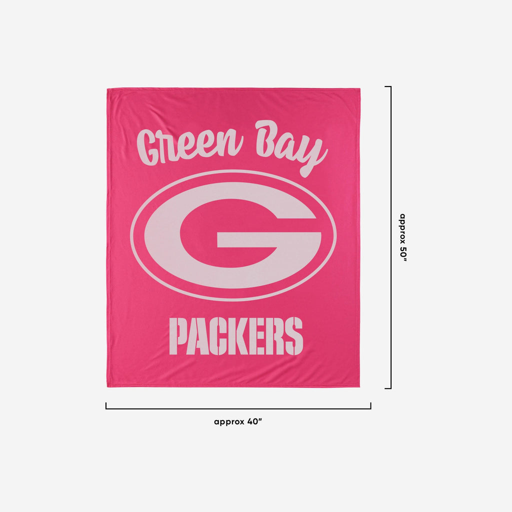 Green Bay Packers Throw Blanket With Plush Unicorn FOCO