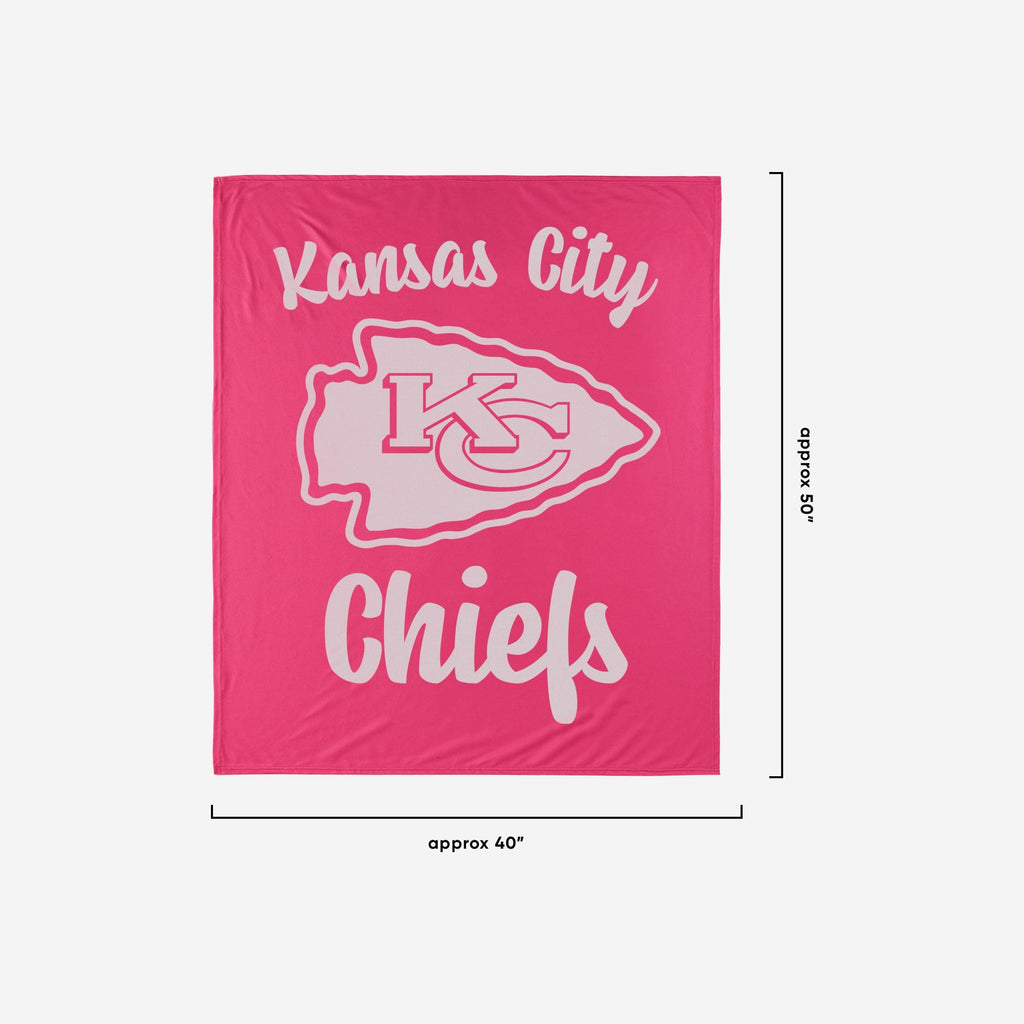 Kansas City Chiefs Throw Blanket With Plush Unicorn FOCO