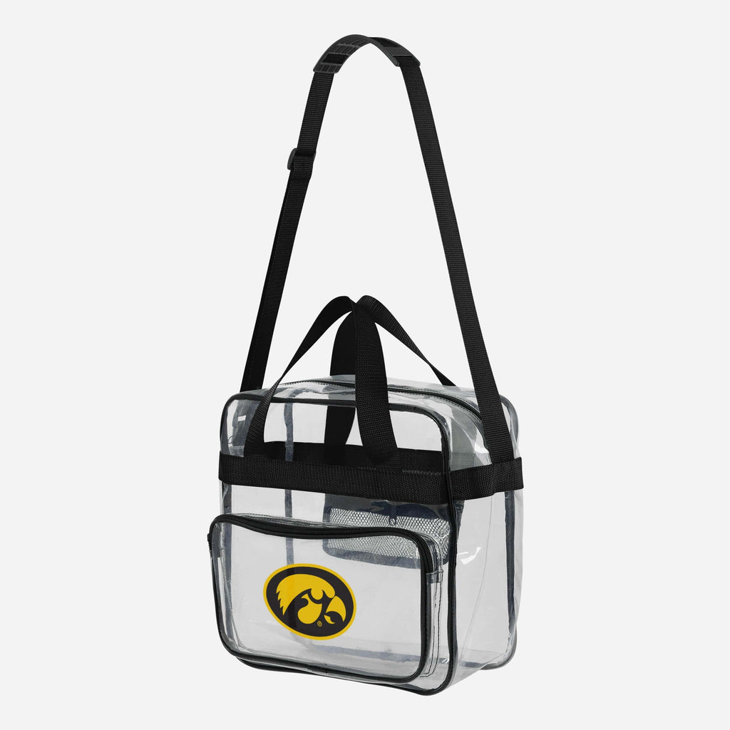 Iowa Hawkeyes Clear High End Messenger Bag FOCO