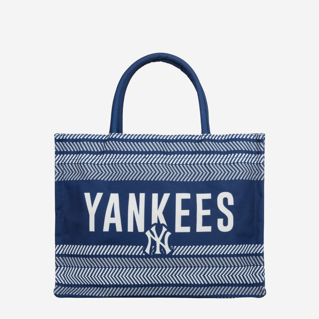 New York Yankees Stitch Pattern Canvas Tote Bag FOCO