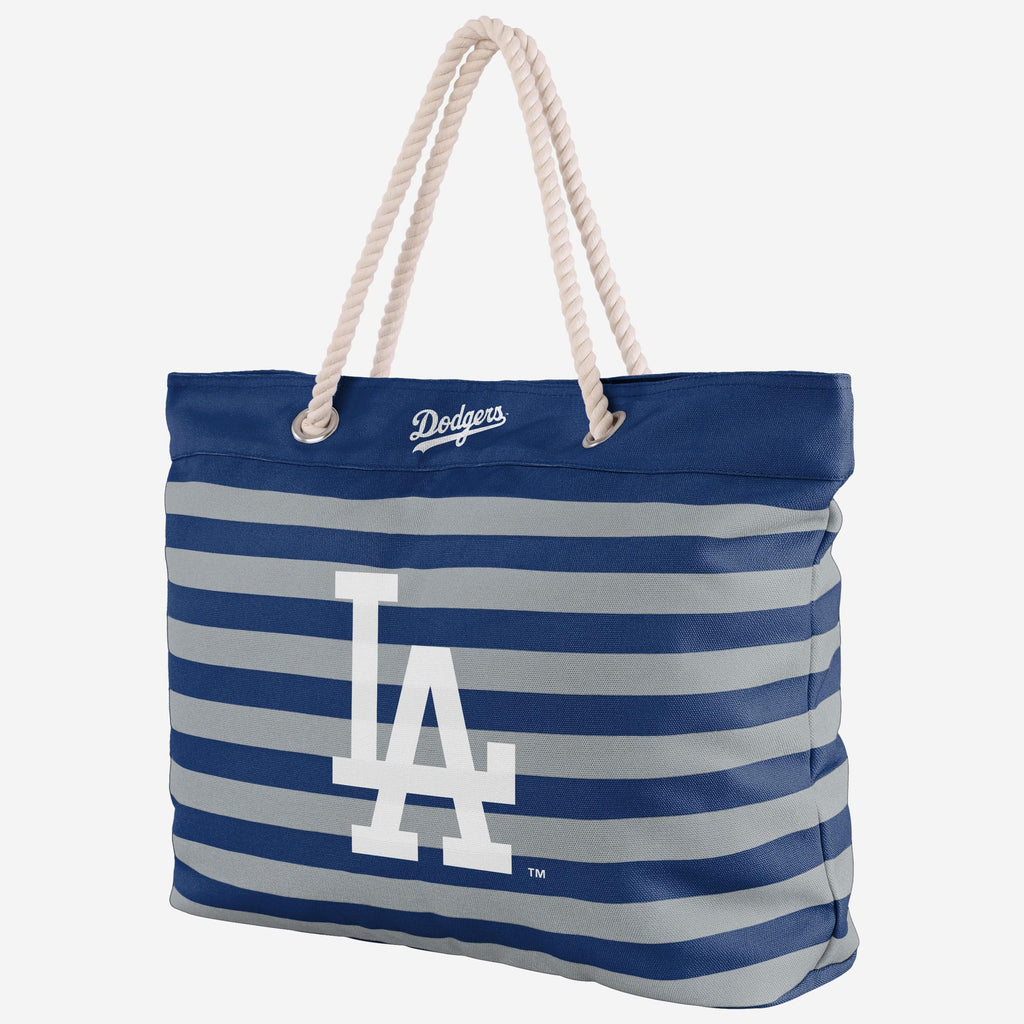 Los Angeles Dodgers Nautical Stripe Tote Bag FOCO