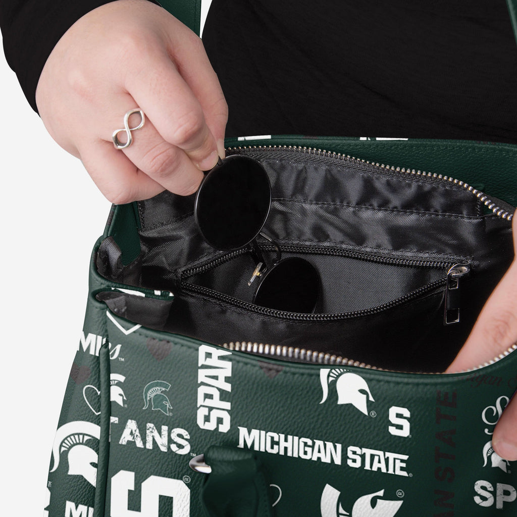 Michigan State Spartans Logo Love Purse FOCO