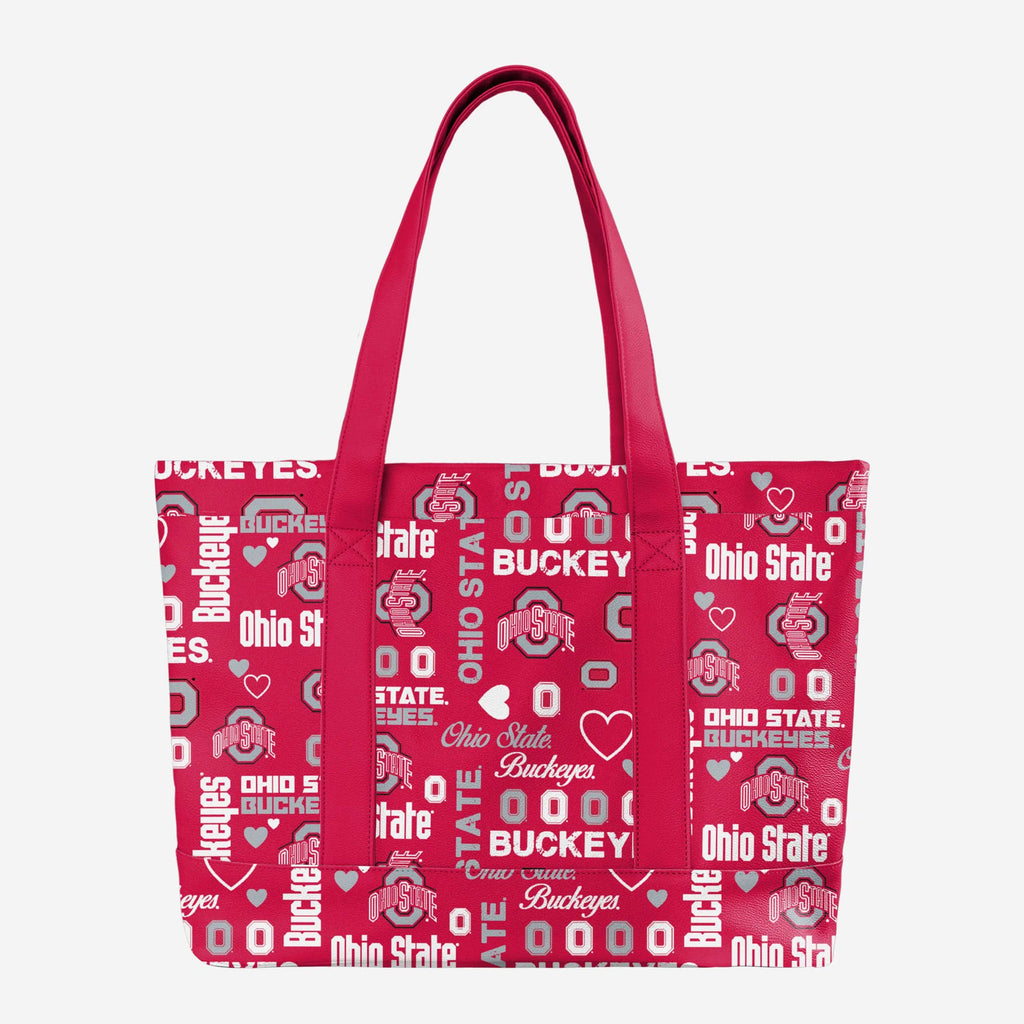 Ohio State Buckeyes Logo Love Tote Bag FOCO