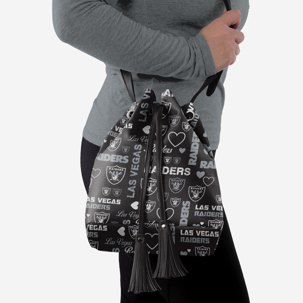 Las Vegas Raiders Logo Love Cinch Purse FOCO
